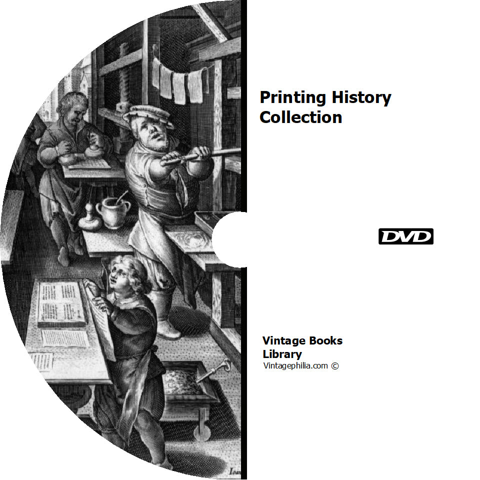 Printing History Collection 210 Books on DVD – Vintagephilia.com