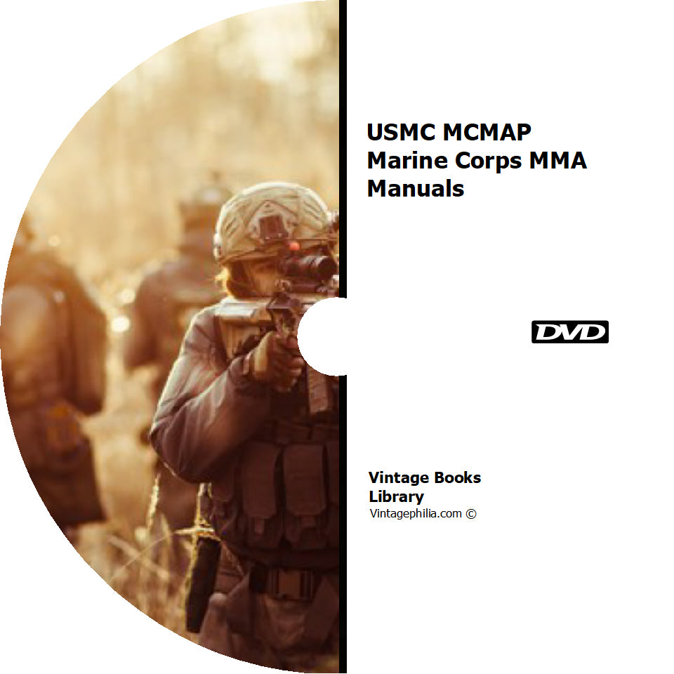 USMC MCMAP Marine Corps Martial Arts Manuals 6 Books on DVD ...